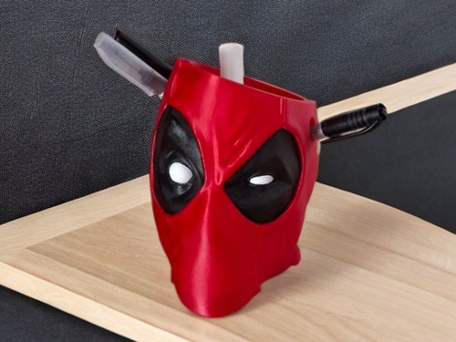 Deadpool Desk Organizer | Pen Holder | Pencil Cup | Office Accessory ...