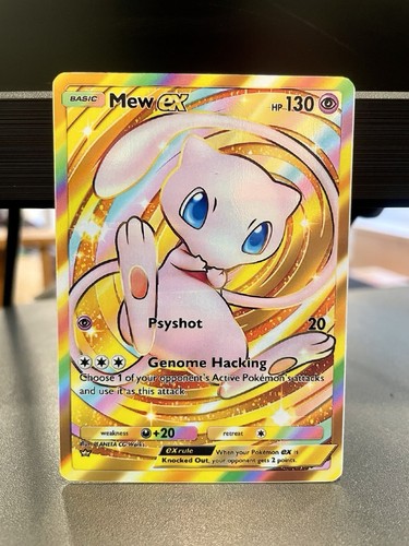 Pokemon TCG Pocket Mew EX Holographic Crown Rare - Fan Art | eBay