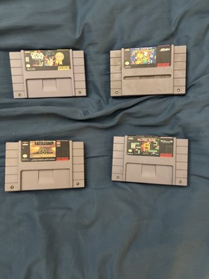 Lot Of 4 Super Nintendo Games SNES Carts Only | eBay
