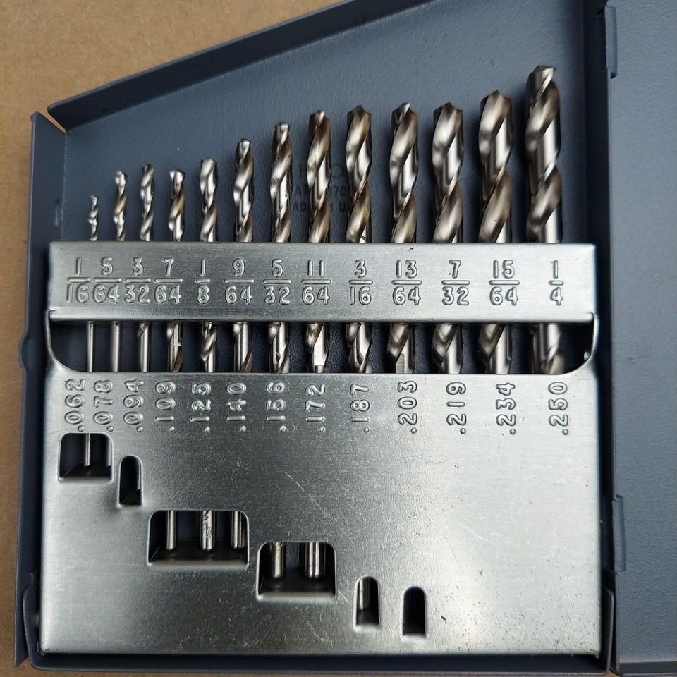 3 Huot Drill Index Drill Bit Sets Fraction & Letters | eBay