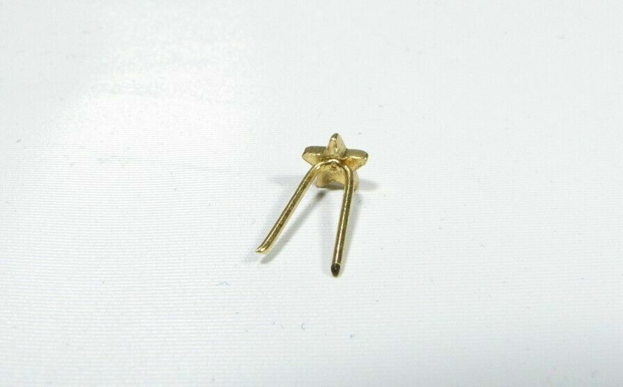 New Single Genuine Pronged 5/16" Gold Star Device for Military Medals ...
