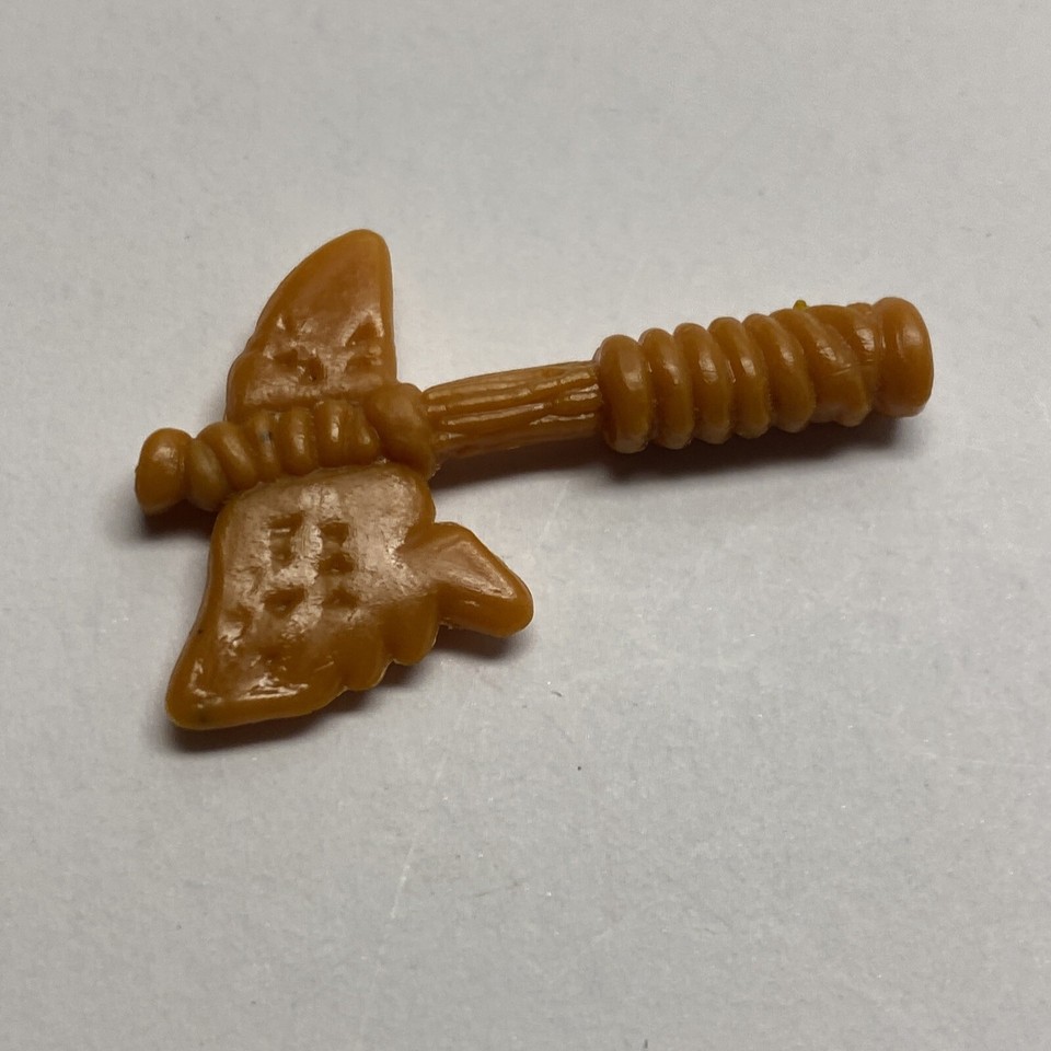 TMNT Donatello w/ Storage Shell SHARK FIN HATCHET axe ax Vtg weapon ...