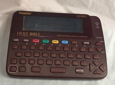 FRANKLIN BOOKMAN Electronic Holy Bible New International SCREEN ISSUES ...