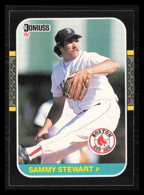 Sammy Stewart 1987 Donruss #658 Boston Red Sox | eBay