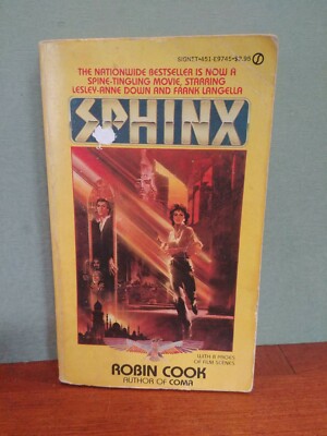 1980 SPHINX by Robin Cook 1st Signet Paperback good TV Tie-In | eBay