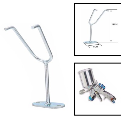 Gravity Feed Paint Spray Gun Holder Stand HVLP Wall Bench Mount Hook ...