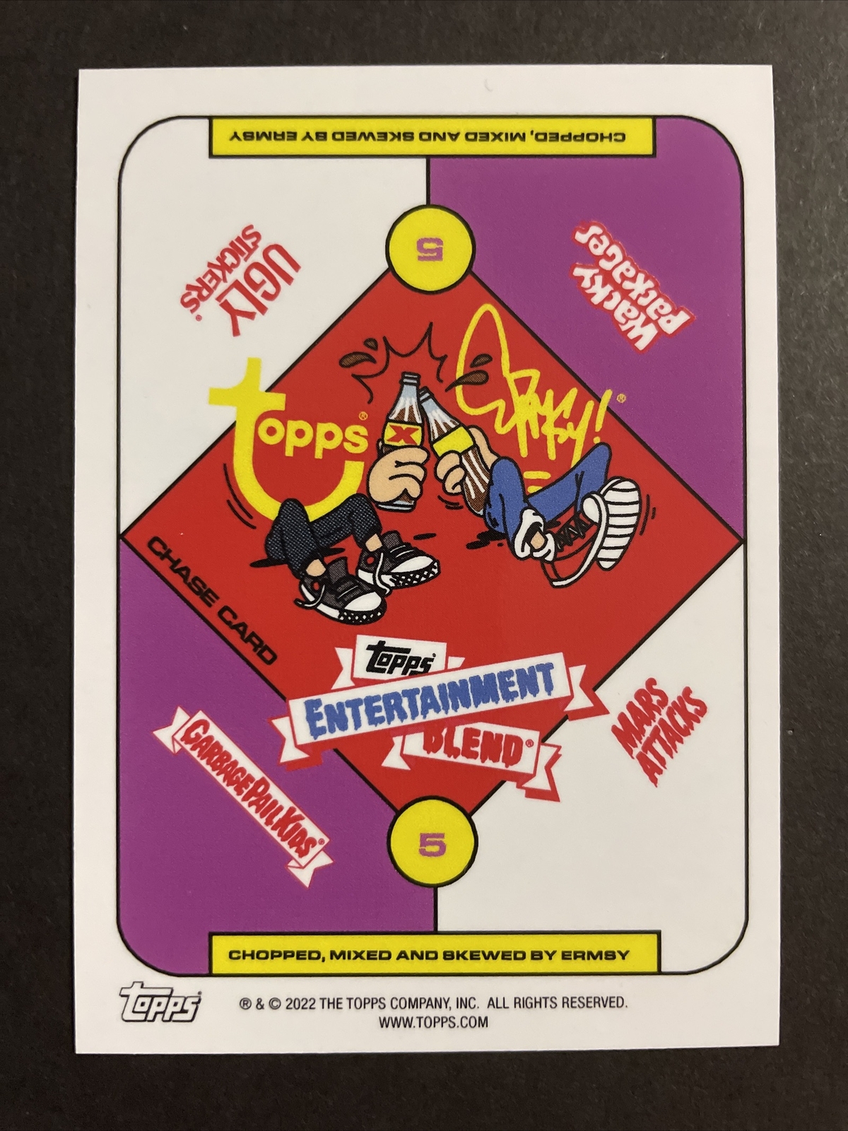 2022 Topps x Ermsy Entertainment Blend - Wrapper Art #2 C5 GPK Chase ...