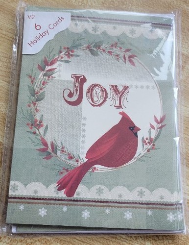Red Cardinal Joy Card Set Set Of 6 | eBay