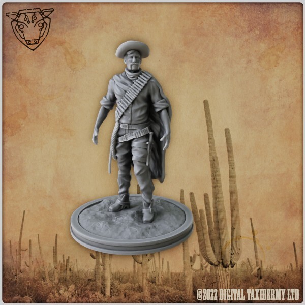 Wild West miniatures 28mm tabletop gaming RPG cowboy cowgirl sheriff ...