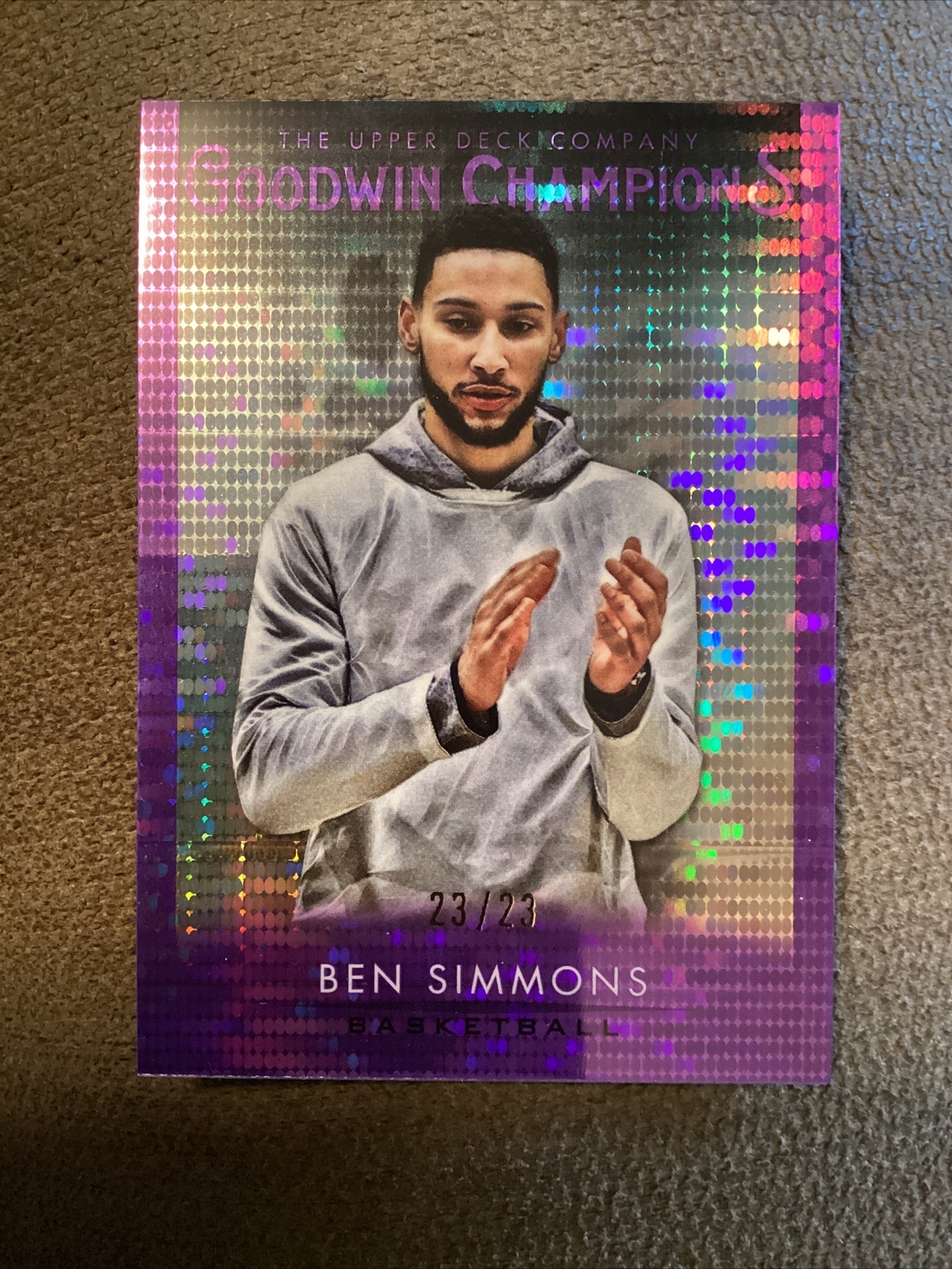 2021 Upper Deck Goodwin Champions Platinum Purple Pulsar /23 Ben ...