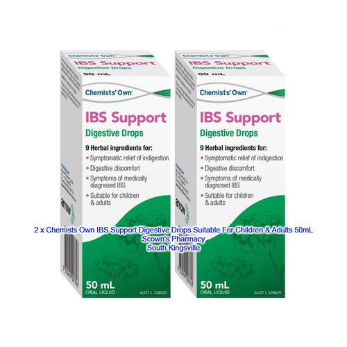 2 x Chemists Own IBS Support Digestive Drops Suitable For Children ...