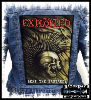 THE EXPLOITED - Beat The Bastards == Backpatch Back Patch | eBay