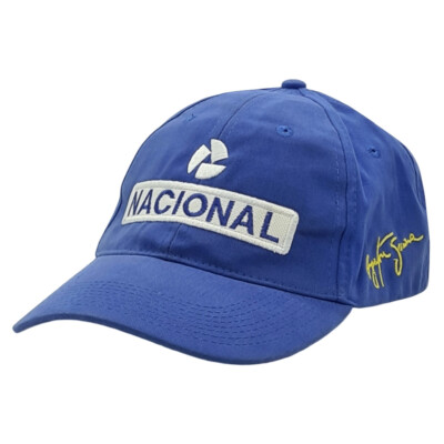 Ayrton Senna Nacional Embroidered Hat 80s Retro Formula 1 F1 Cap | eBay