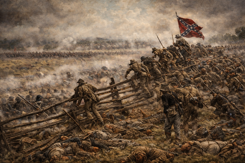Pickett’s Charge at Gettysburg – Limited Edition Artist Rendering ...