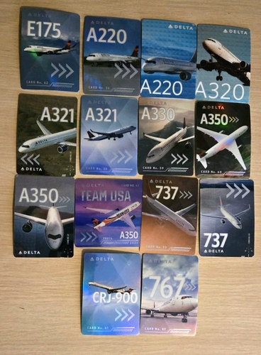 Lot of 14 different *Delta Airline Pilot Trading Cards ** | eBay