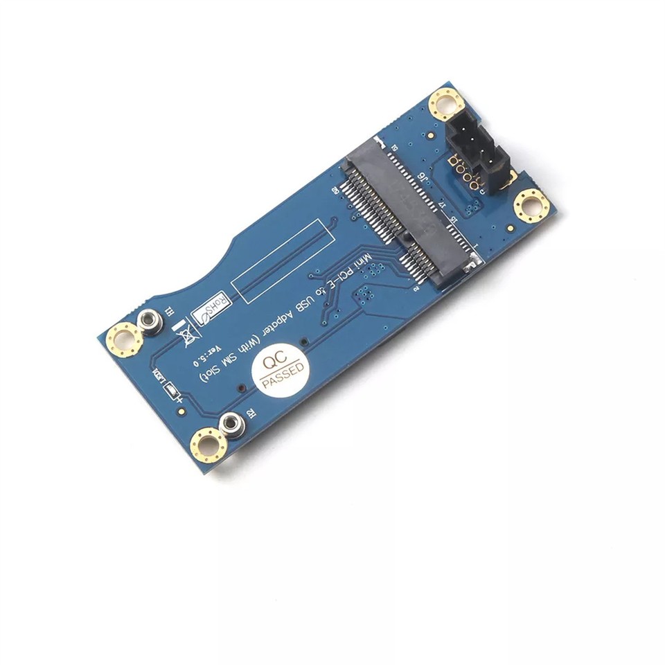 Mini PCI-E to USB Adapter With SIM card Slot for 3G 4G WWAN/LTE Module ...