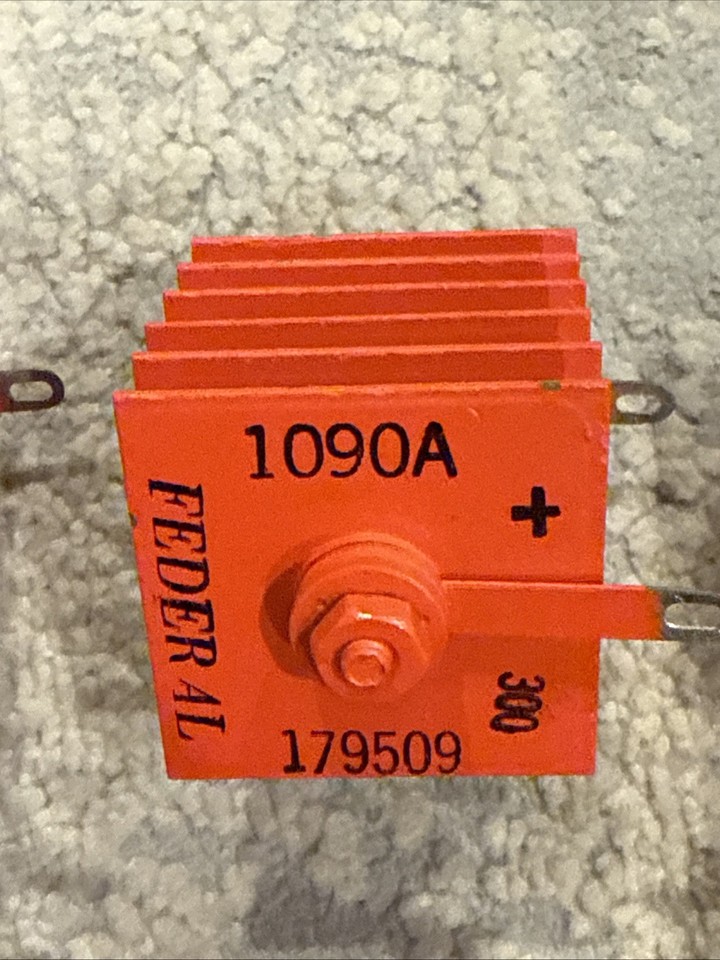 Vintage FEDERAL Fin-Type Selenium Rectifier Mixed Lot Of 11 Check ...