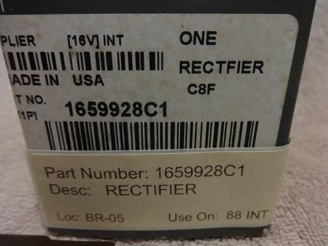 1659928C1 Rectifier Brake Booster 1989-90 International for sale online ...