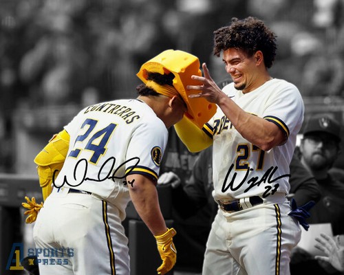 Willy Adames William Contreras Milwaukee Brewers Signed Photo Autograph ...