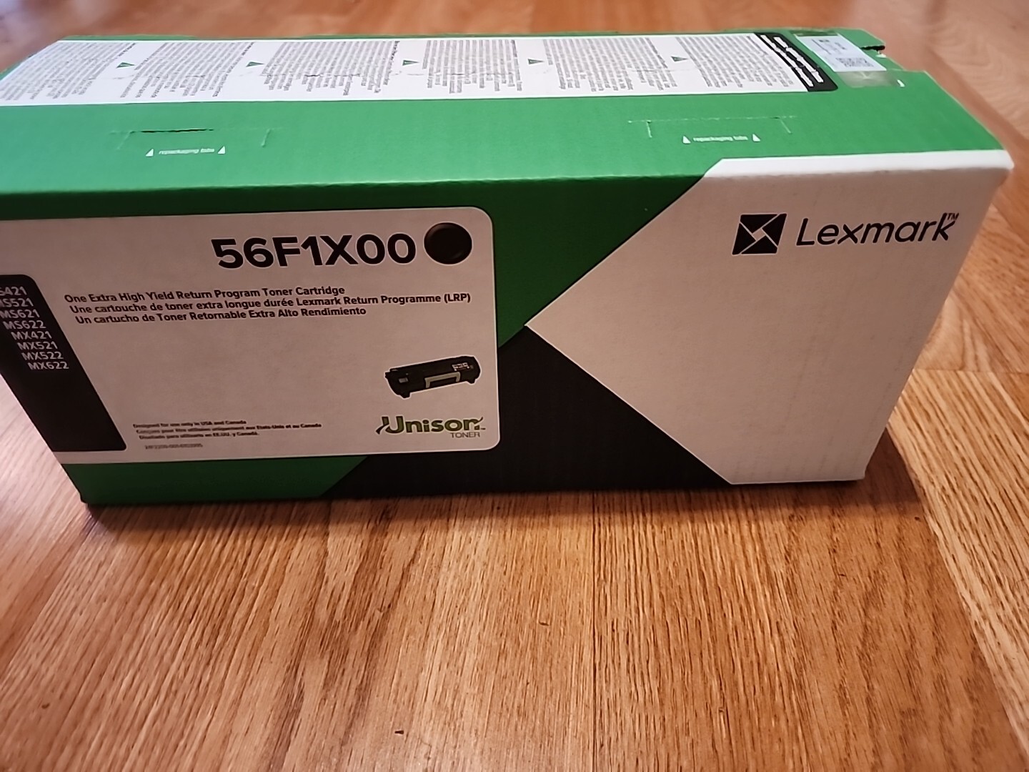 Lexmark Unison 56F1X00 OEM BLACK High Yield Toner Cartridge -Sealed BOX ...