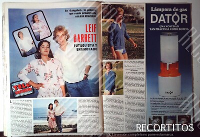 CLIPPINGS S 2142 leif garrett zoe bald longshoot | eBay
