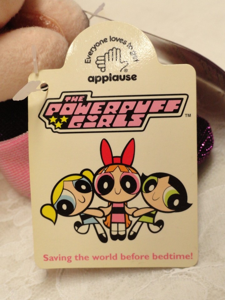POWER PUFF GIRLS Trendmasters BLOSSOM Plush DOLL 10" CARTOON NETWORK | eBay