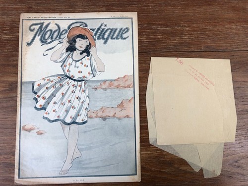 Revue LA MODE PRATIQUE illustrée 1916 # 24 AVEC PATRON Découpé + SEWING PATTERN | eBay