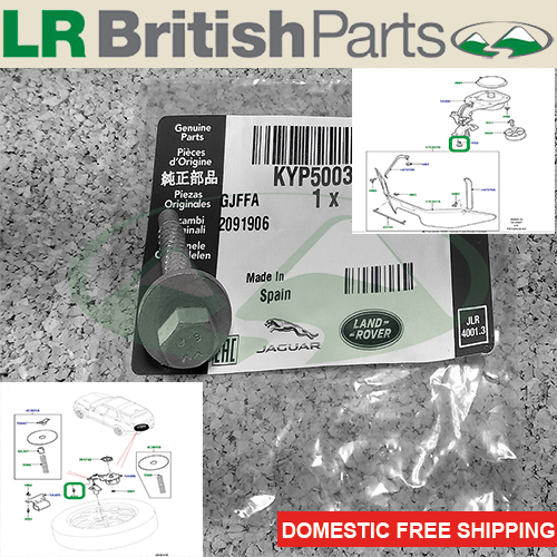 GENUINE LAND ROVER BOLT SPARE WHEEL CARRIER LR3 DISCOVERY LR4 SPORT ...