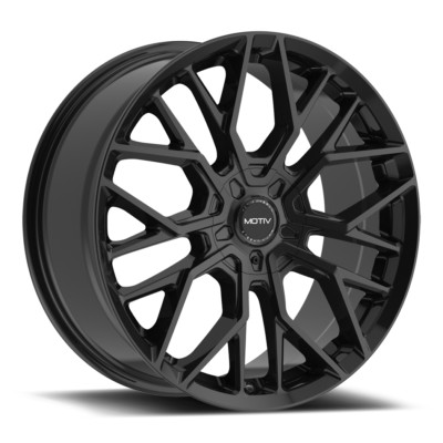 MOTIV 441B Zenith Rim 17X7.5 5X108/5X114.3 Offset 40 Gloss Black ...