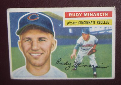 1956 Topps Rudy Minarcin (Cincinnati Redlegs) #36 G/VG | eBay