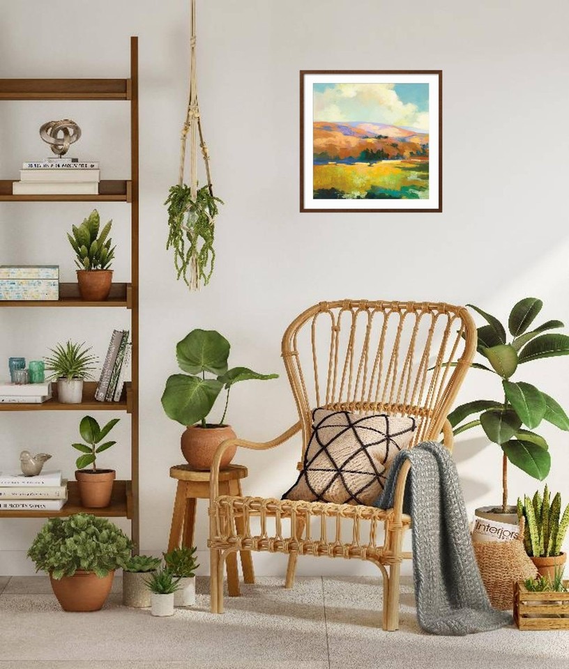 Framed Wall Art Prints Daybreak Valley II by Julia Purinton, Scenic ...