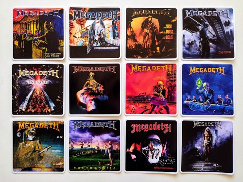 Megadeth Inspired Vinyl Sticker Lot (12 Stickers) thrash metal ...