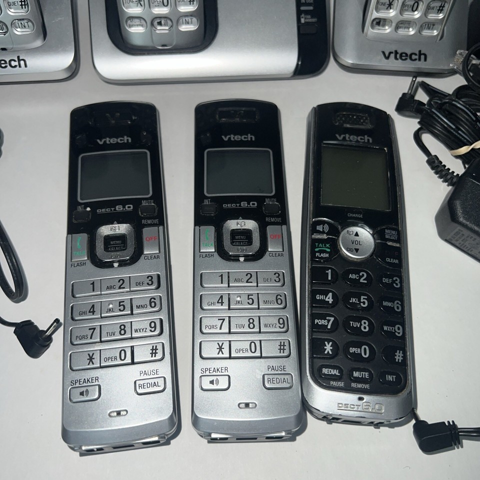 Vtech Dect 6.0 Cordless Phones & Chargers Lot of Vtechs (See ...