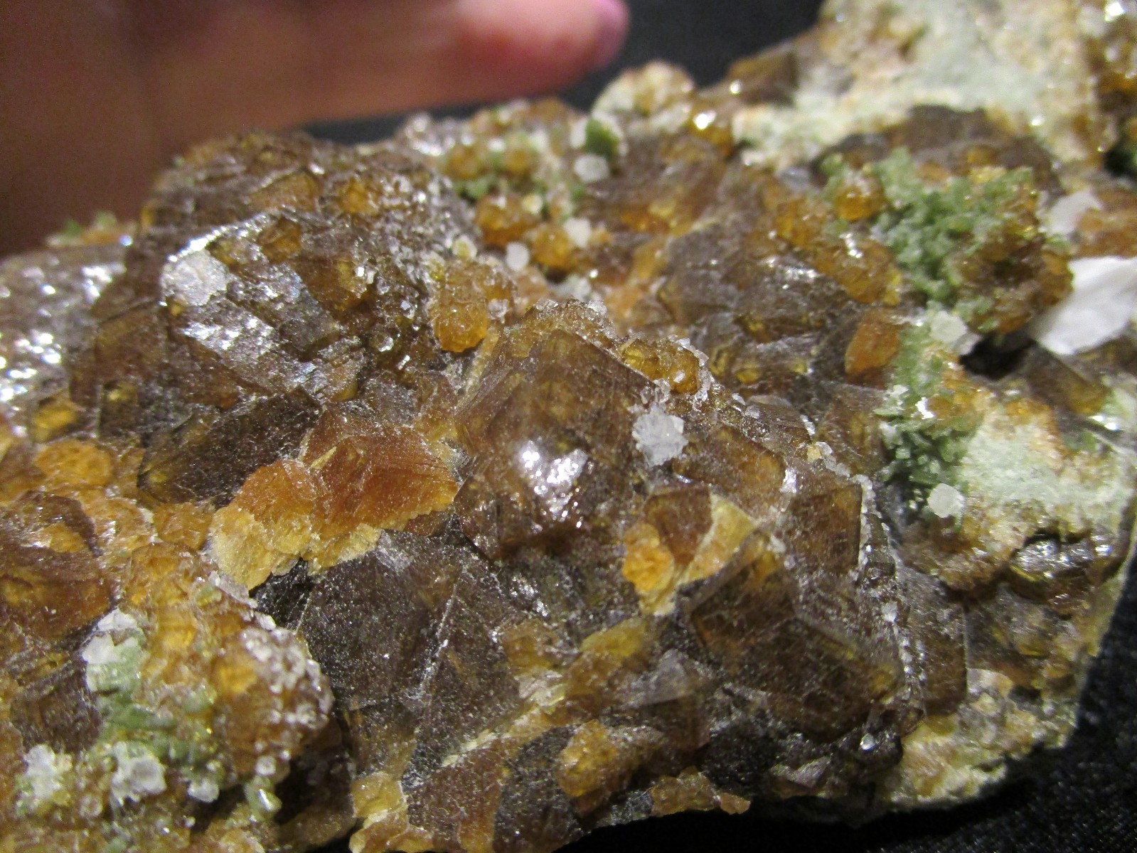 Andradite Garnet Crystals, Browns and Green, Possible Orange Grossular ...