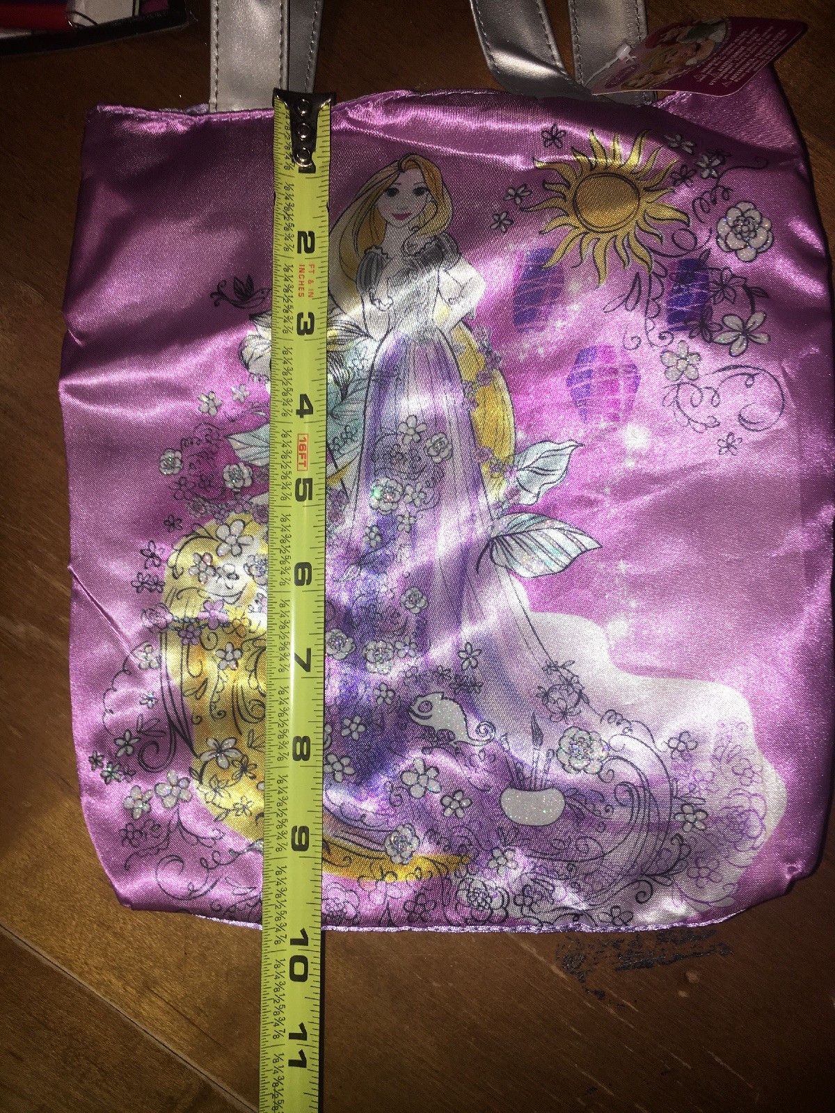 Disney Rapunzel Tangled Princess Purse Tote Bag NWT Justice Sticker Lot ...