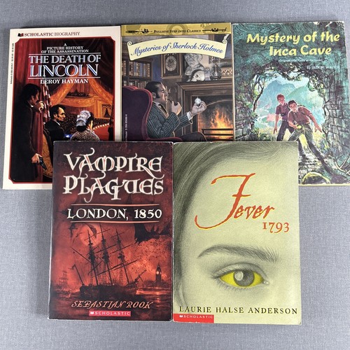 Vampire Plagues 1850 ~ Fever 1793 ~ Sherlock Mysteries Inca Cave 5 Book ...