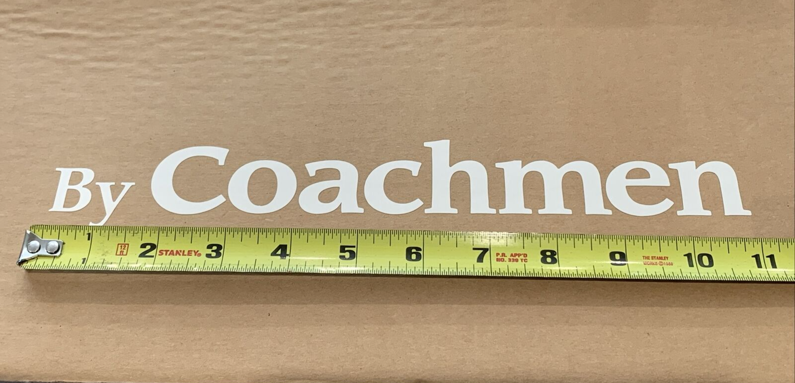 By Coachmen Decal Name Logo Mirada Class A motorhome rv Off White ...