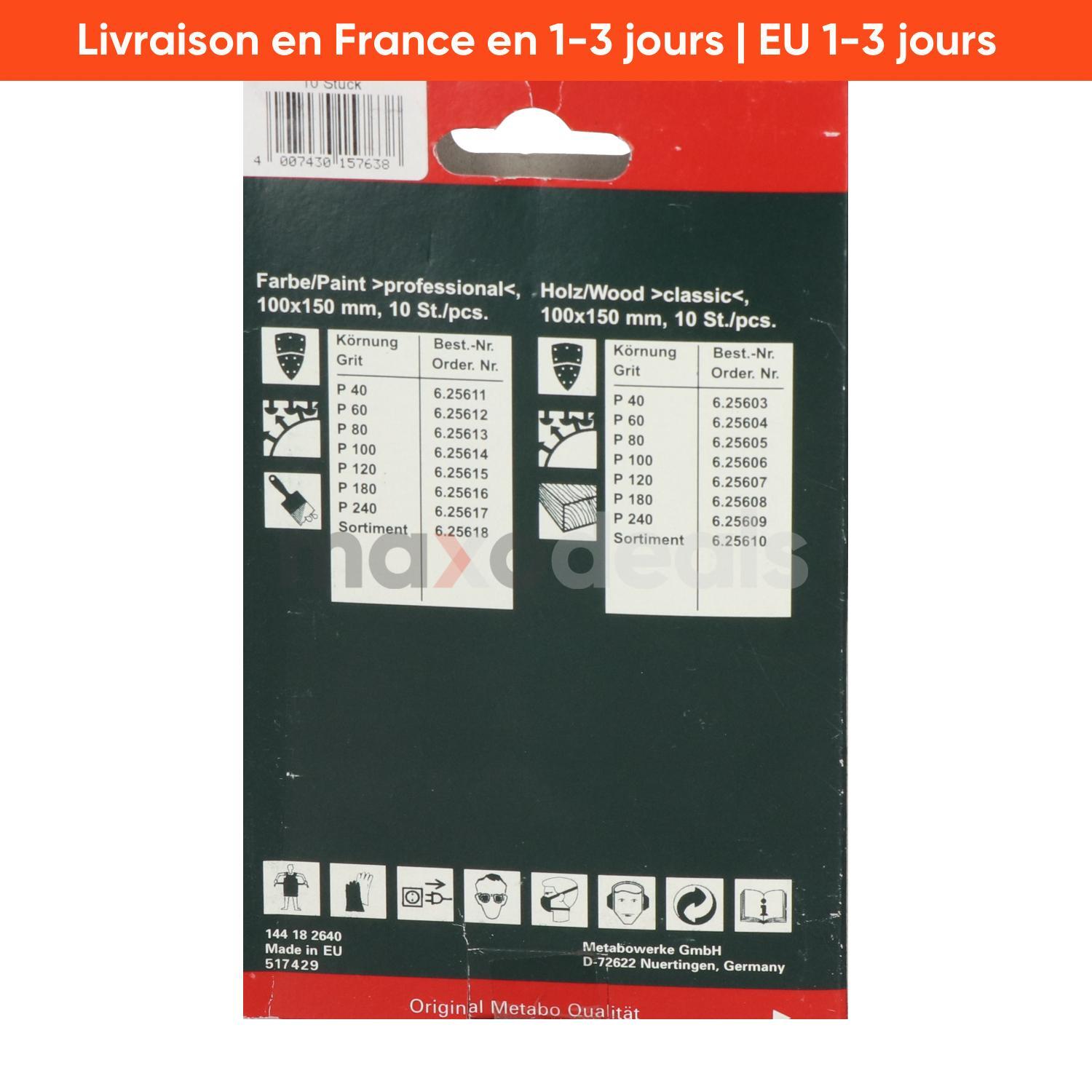 Metabo 625615 Cling fit sanding sheets New NFP (10pcs) | eBay