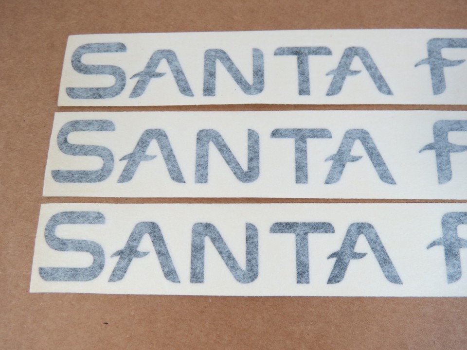 2001-2006 Hyundai Santa Fe Emblem Sticker Set For Doors & Liftgate ...