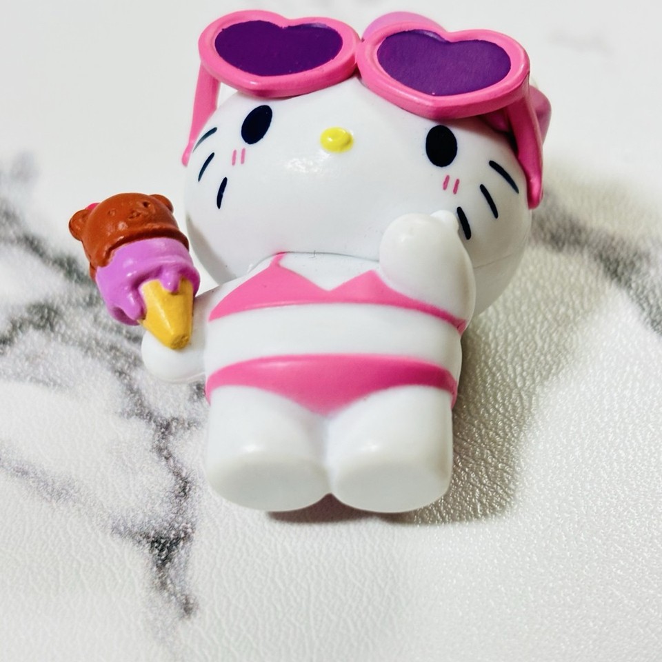 Sanrio Characters Minna Pool Figure Hello Kitty Bikini Ice | eBay