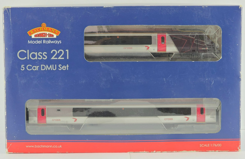 (NE6) Bachmann 32-628 OO Gauge Class 221 Super Voyager 5-Car DMU 221135 ...