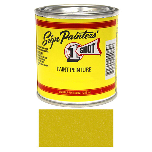 1/2 Pint 1 Shot 109L METALLIC GOLD Paint Lettering Enamel Pinstriping ...