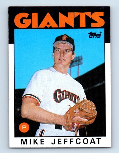 1986 Topps Mike Jeffcoat San Francisco Giants #571 | eBay