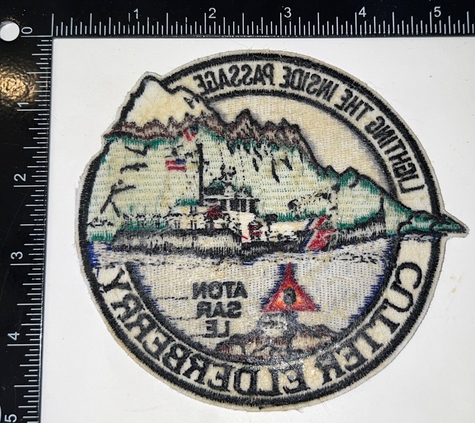 USCG US Coast Guard Cutter Elderberry ATON SAR LE Inside Passage Patch ...