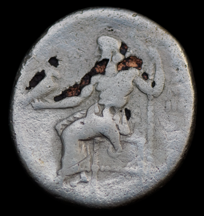 Alexander III the Great Drachm Ancient Greek Silvered Coin Zeus 336-323 ...