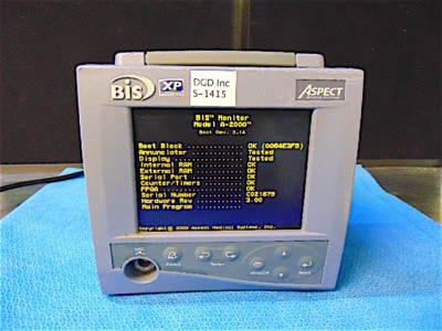 Aspect Bis Patient Monitor Model A-2000 - Powers Up & Passes Self Tests ...