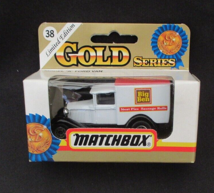 matchbox GOLD SERIES LIMITED EDITION Model A FORD VAN BIG BEN PIES no38 ...