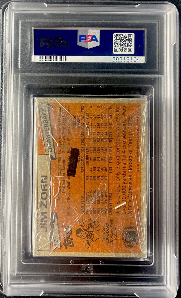 1981 Topps Football Unopened Cello Pack PSA 7 w Joe Montana RC Rookie ...