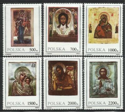 Poland - 1991 6v. MNH Religious Icons Paintings Art | eBay