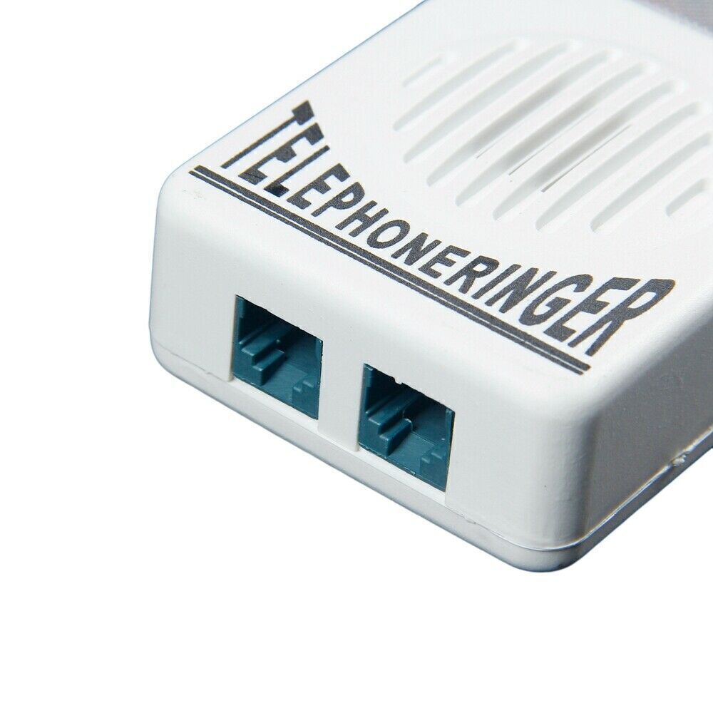 Extra-Loud Telephone Ringer Phone Sound Amplifier Strobe Light Flash ...